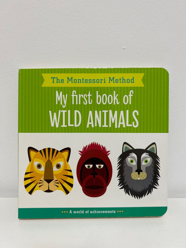 The Montessori Method: My first book of wild animals, Hobbies & Toys ...
