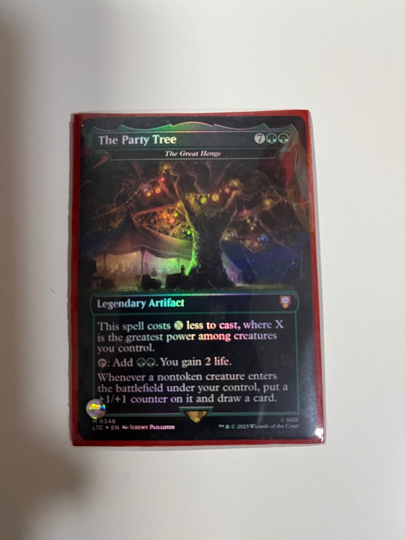 The Party Tree [Foil] - Lord of the Ring, Magic the Gathering (LOTR MTG ...