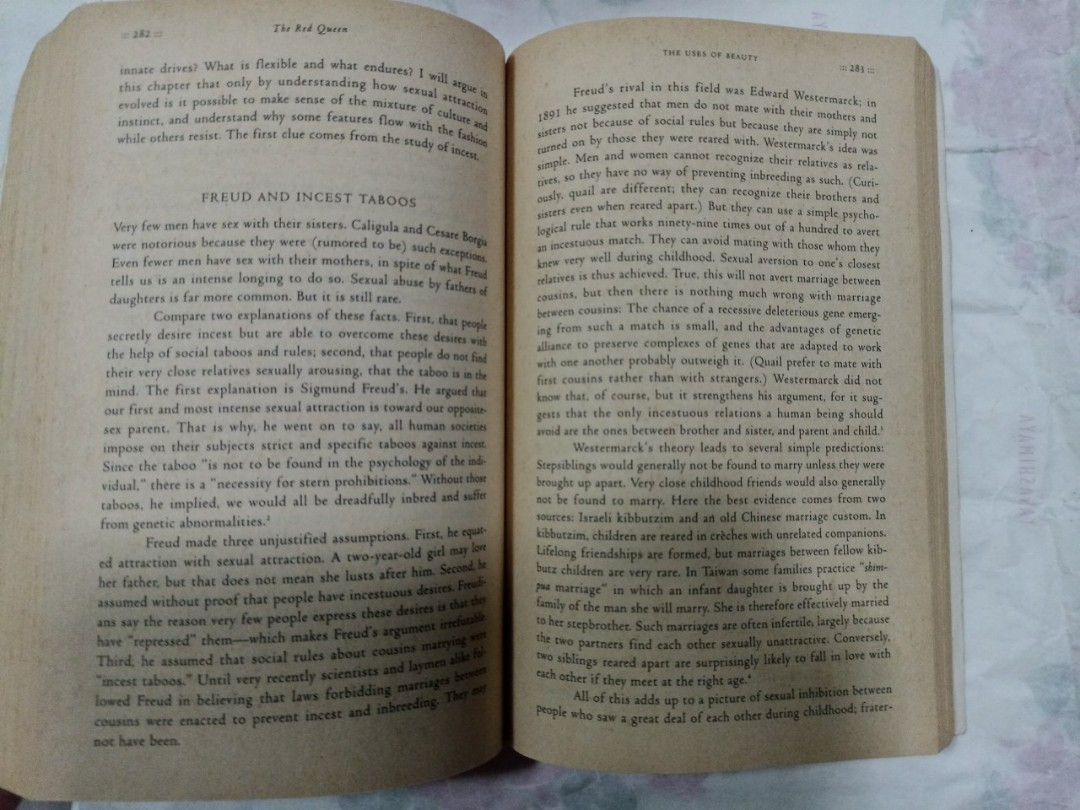 The Red Queen- Sex and the Evolution of Human Nature Matt Ridley ...