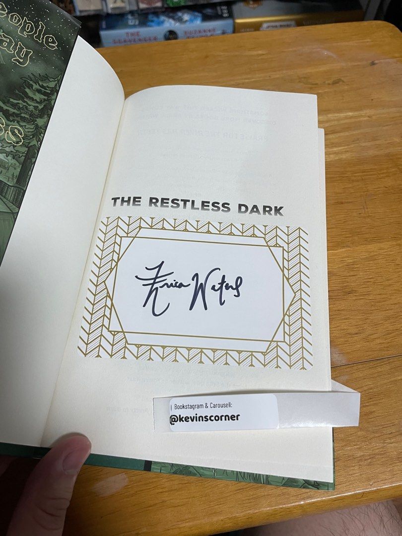 The Restless Dark - RainbowCrate ed - by Erica Waters on Carousell