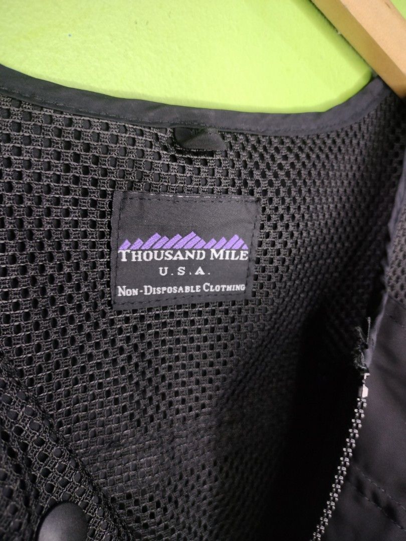 THOUSAND MILE PACABLE VEST WITH SLING BAG, Men's Fashion, Tops & Sets, Vests on Carousell