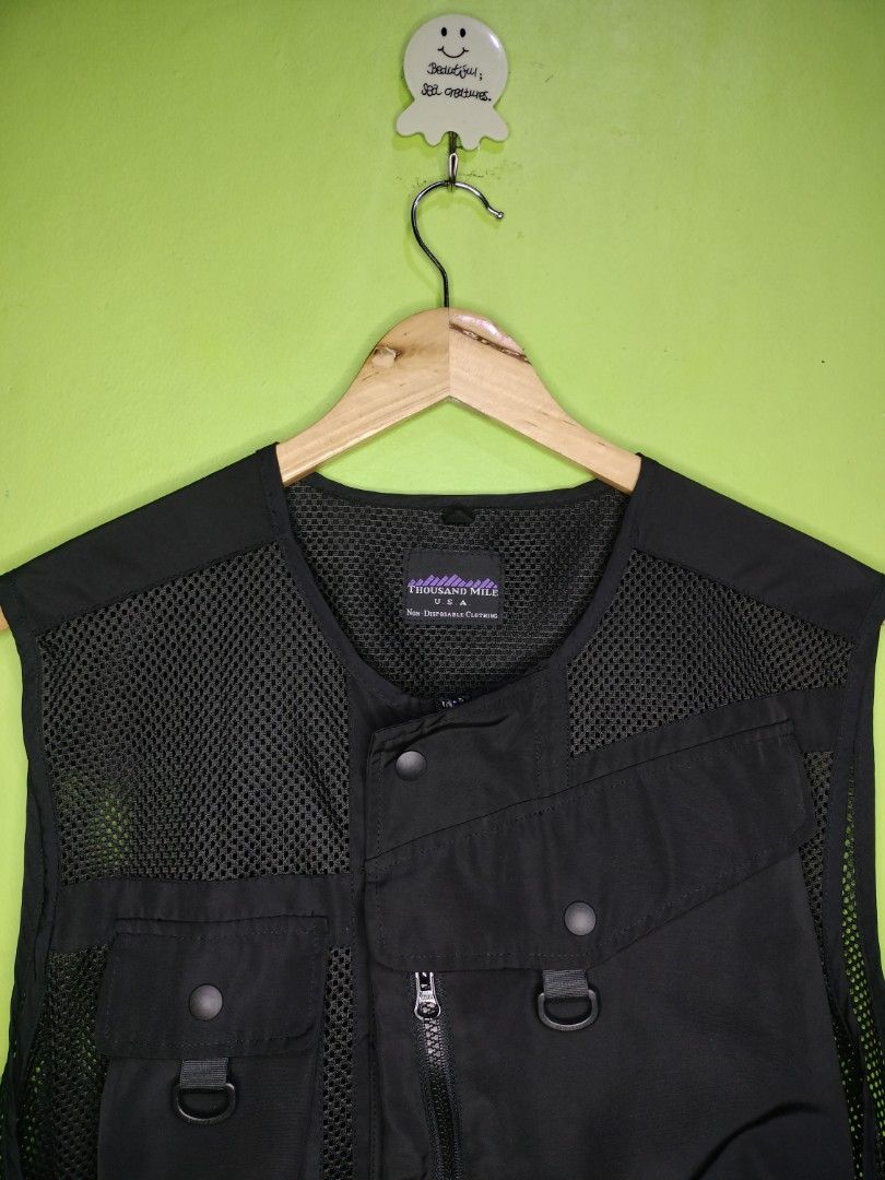 THOUSAND MILE PACABLE VEST WITH SLING BAG, Men's Fashion, Tops & Sets ...