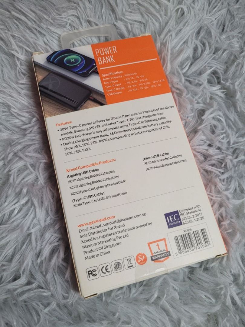Tomado Xceed 10000mAh powerbank, Mobile Phones & Gadgets, Mobile ...