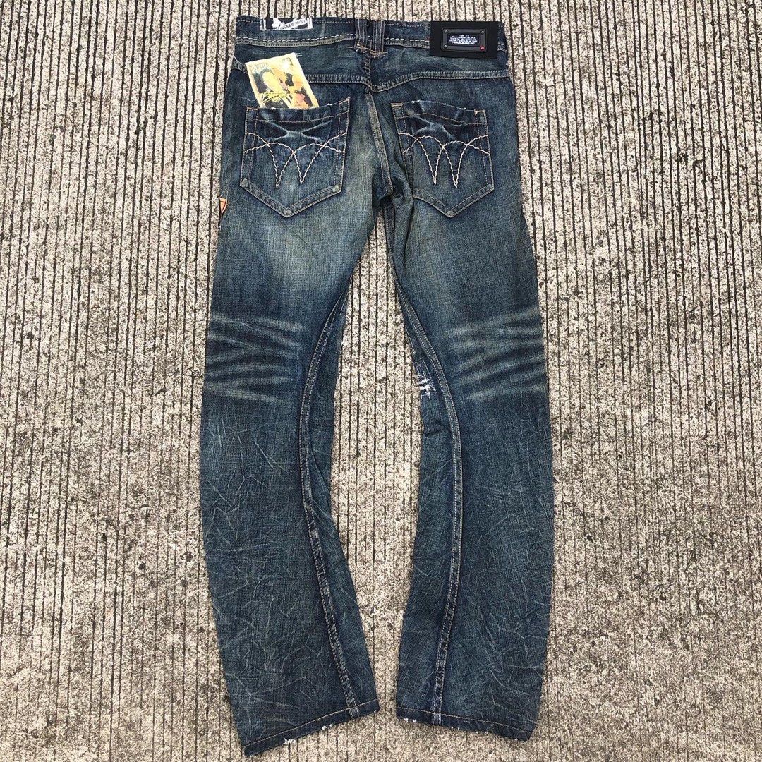 TOUGHJEANS X SID VICIOUS & BAND PATCHES, Men's Fashion, Bottoms, Jeans ...