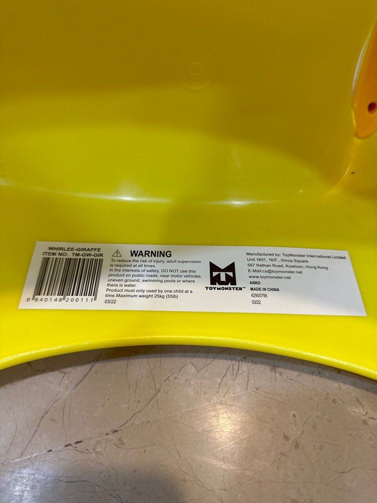 Toys r us ride on giraffe whirlee, Babies & Kids, Infant Playtime on ...