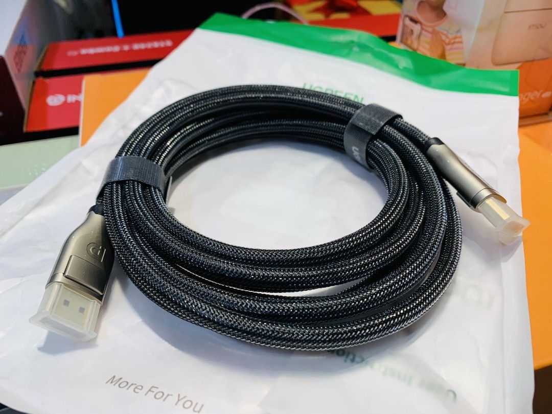 UGREEN 4K 8K Display Port Cable Zinc Alloy Shell Braided 3m DP112 60844 ...