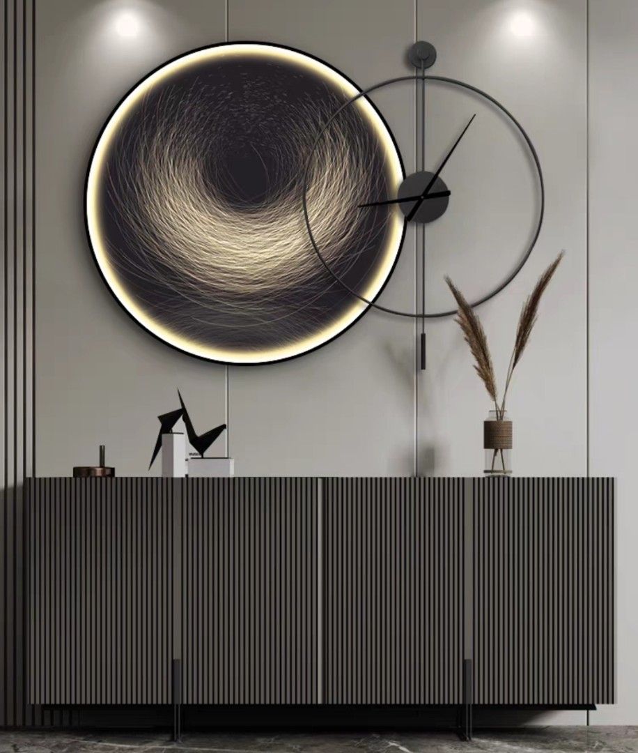 UniC Wall Art Clock, Furniture & Home Living, Home Decor, Clocks on ...