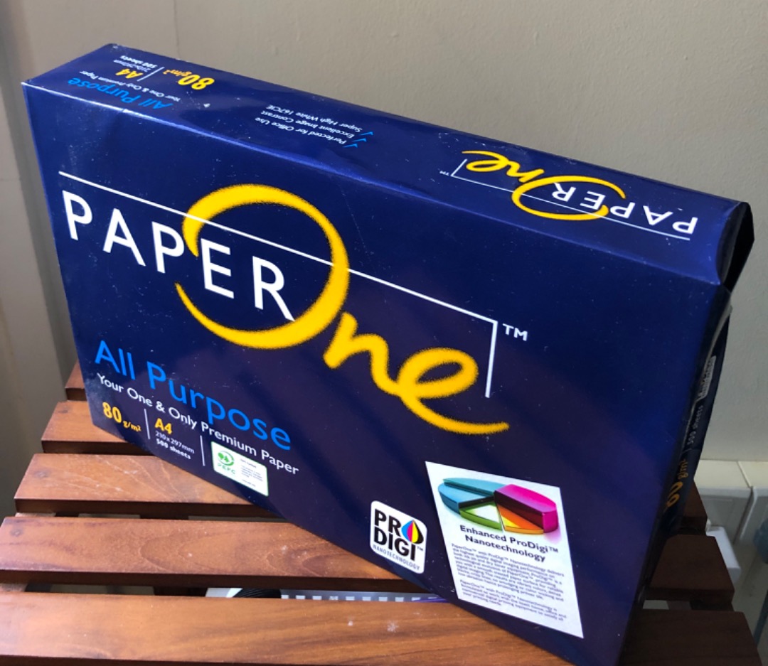 [Unopened] BNIB PaperOne All Purpose 80gsm A4 Paper (Ream), Hobbies ...