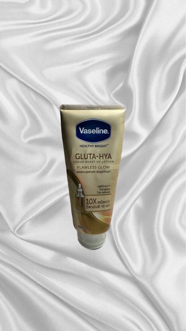 Vaseline Gluta Hya Serum Burst UV Lotion, Kesehatan & Kecantikan, Kulit ...
