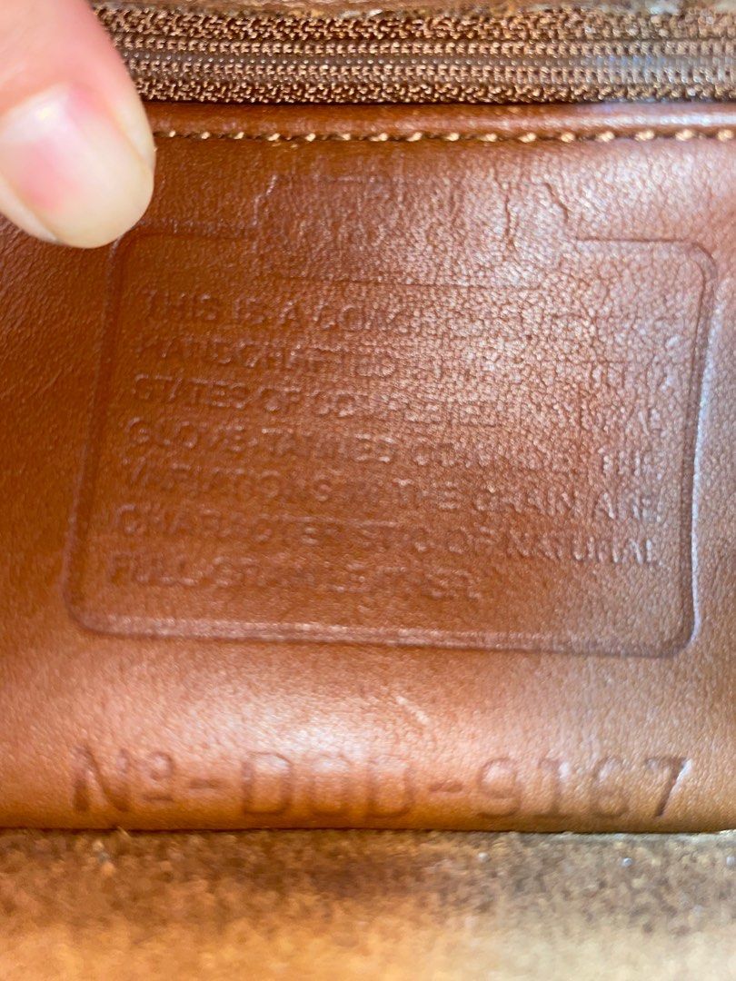 Vintage Coach Legacy Compartment Bag in British Tan on Carousell