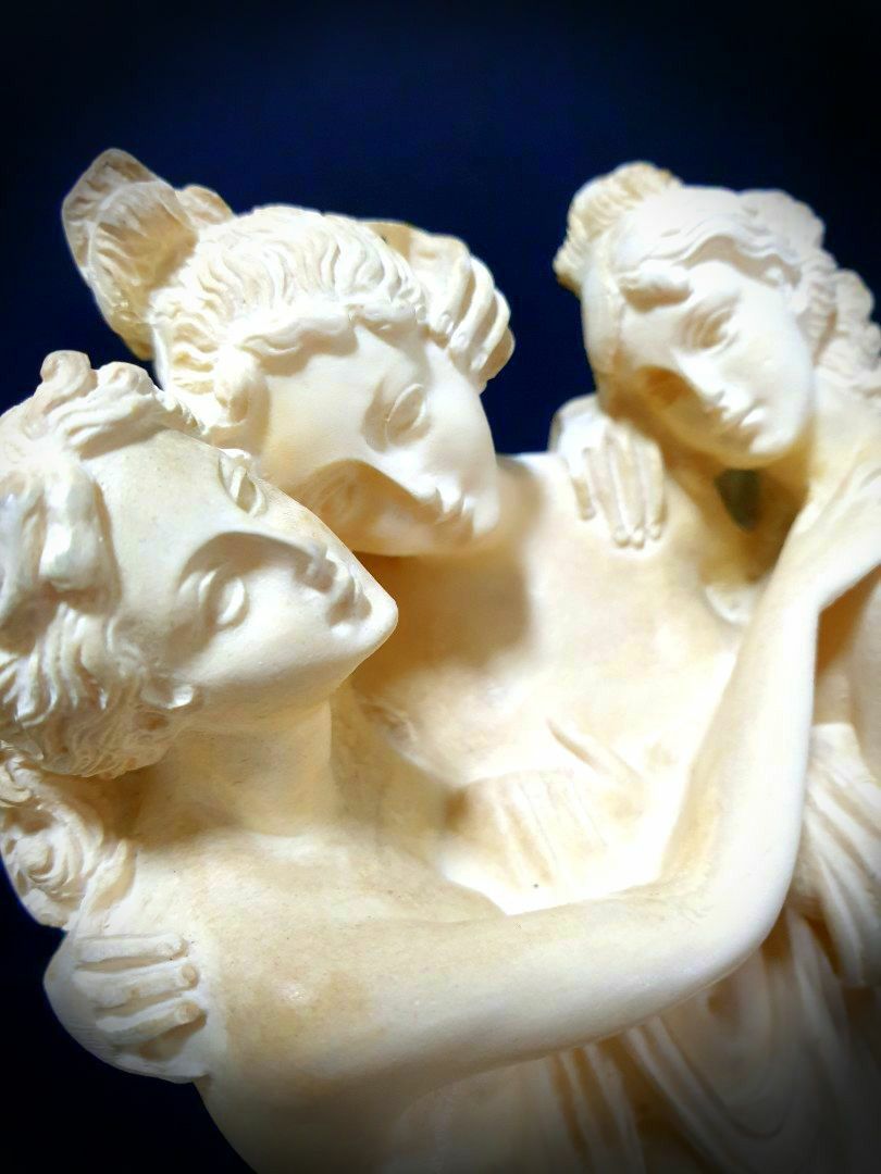Vintage Greek The Three Graces Charities ceramic clay figurine ...