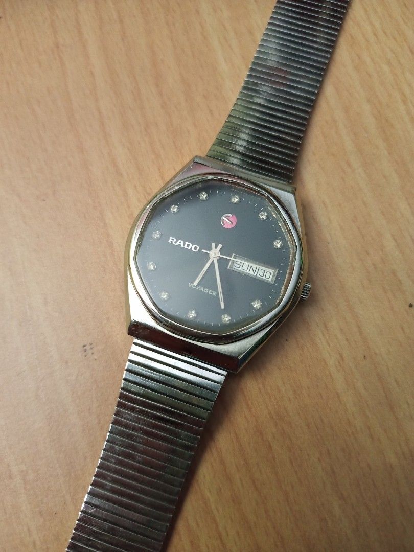 Vintage Rado voyager automatic watch, Luxury, Watches on Carousell