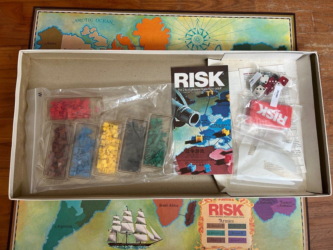 Vintage Risk Board Game, Hobbies & Toys, Toys & Games on Carousell