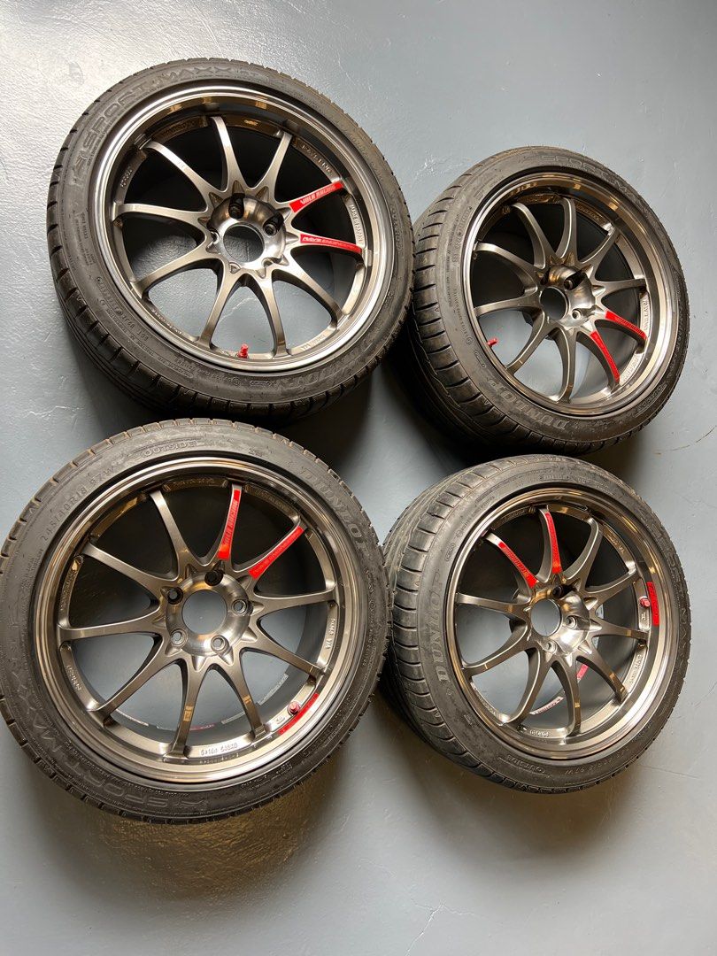 Volk racing Ce28 sl original 5x114 18x9 +45, Car Parts & Accessories ...