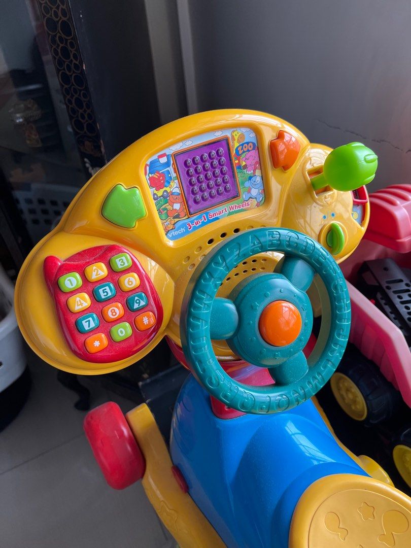 Vtech 3 in 1 Smart Wheels, Babies & Kids, Infant Playtime on Carousell
