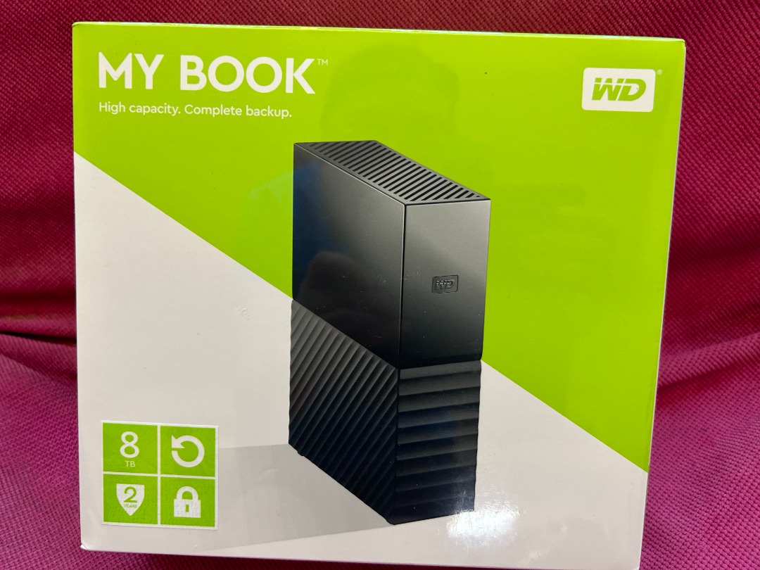 WD My Book 8TB External Hard Disk 外硬盤, 電腦＆科技, 電腦周邊及配件, 硬碟及儲存器 - Carousell
