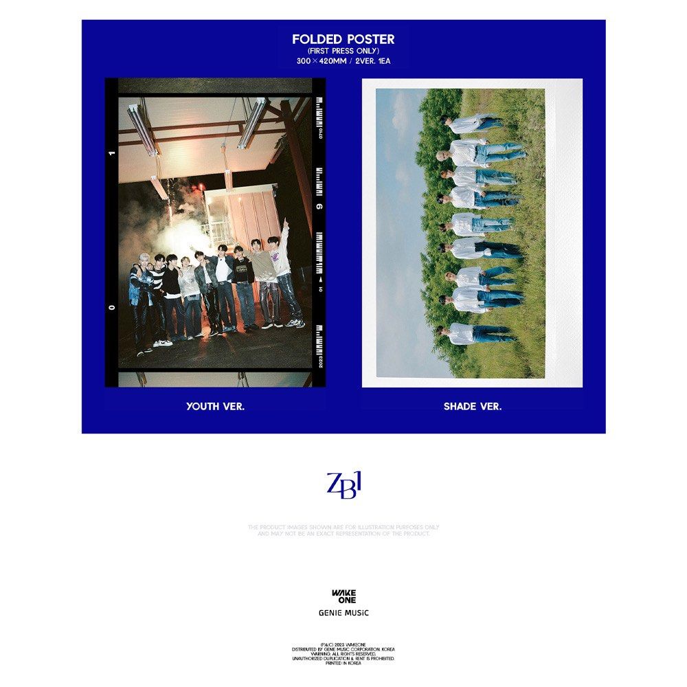 (Withmuu POB) ZEROBASEONE(ZB1) - 1st Mini Album [ Youth In The Shade ], Hobbies & Toys ...