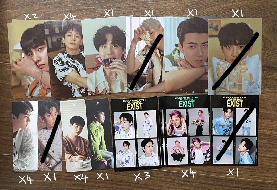 WTS EXO EXIST ALBUM INCLUSIONS, Hobbies & Toys, Memorabilia ...