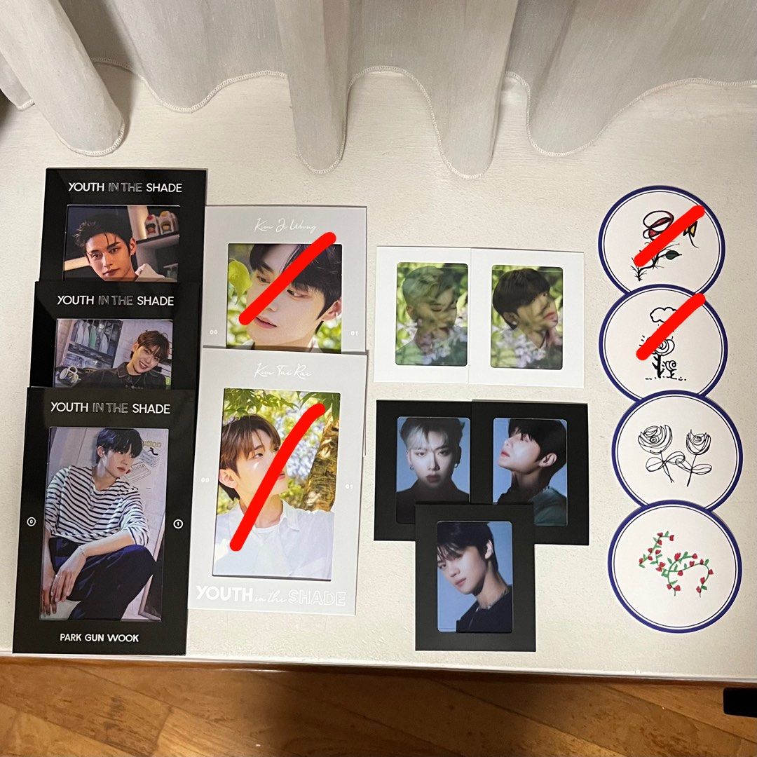 [wts] zerobaseone zb1 album inserts photo frame layer card coaster ...