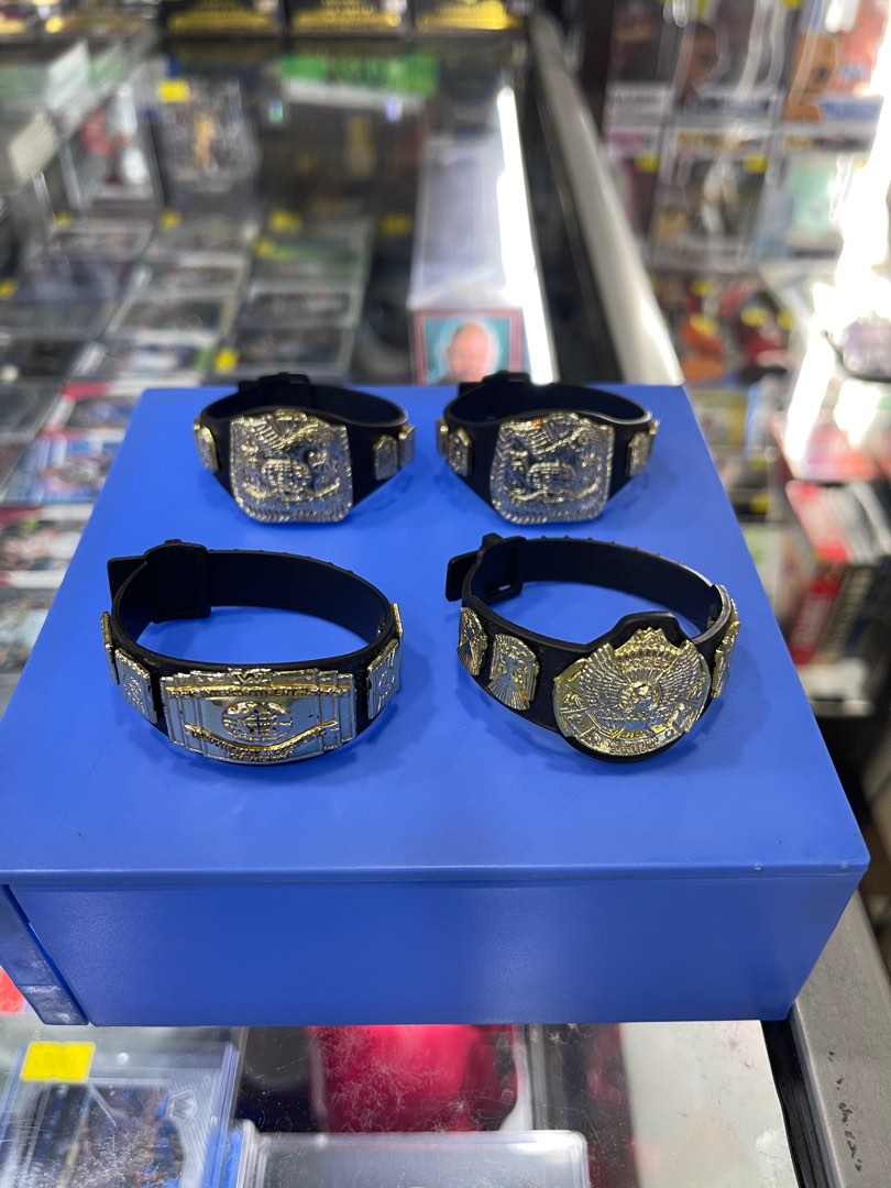 WWE Jakks Pacific Figure Belt, Hobbies & Toys, Toys & Games on Carousell
