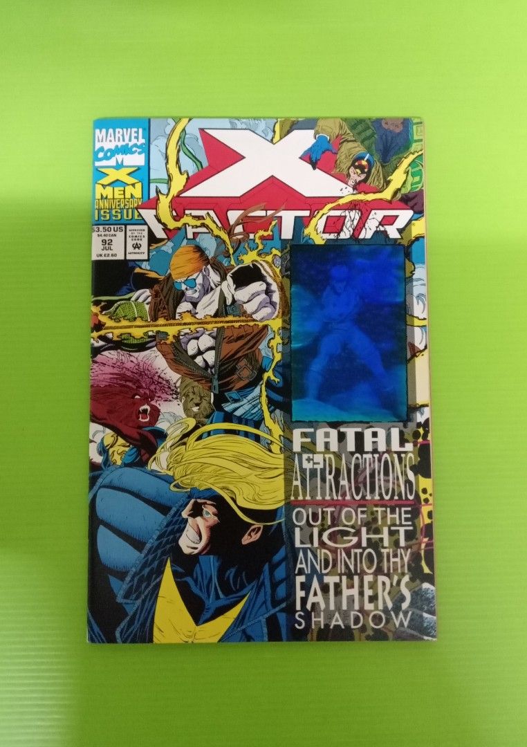 X-Factor #92 ( Joe Quesada - Cover Art ) Marvel Comics, Wrapped-Around ...