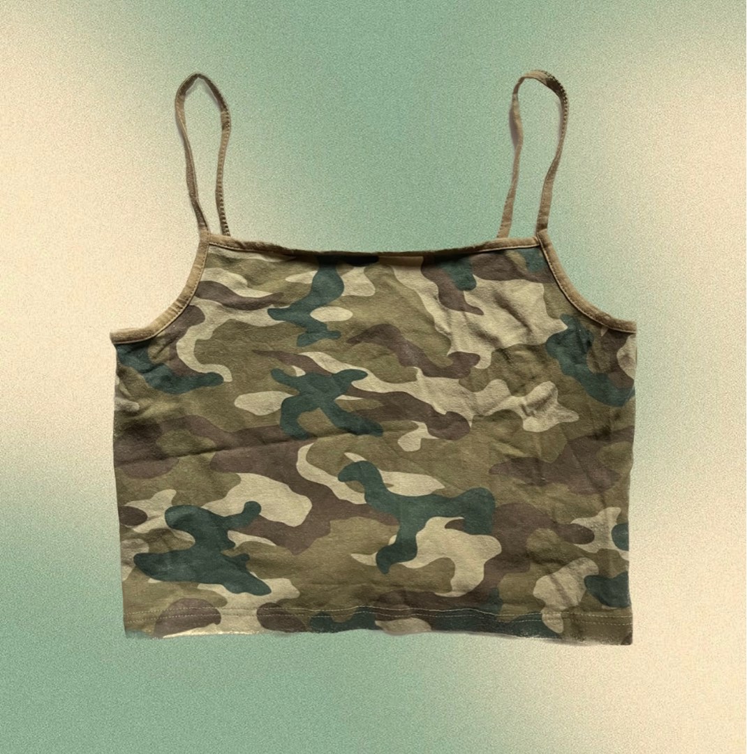 y2k army green tank top , Women's Fashion, Dresses & Sets, Dresses on ...