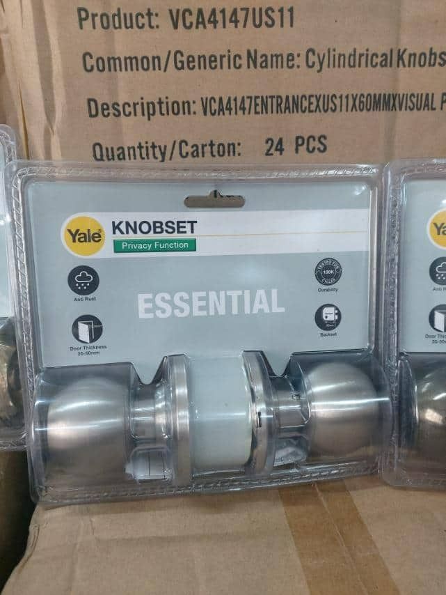 YALE ESSENTIAL SERIES LOCKSETS MEDIUM DUTY CYLINDRICAL LOCKSET ;100,000 ...