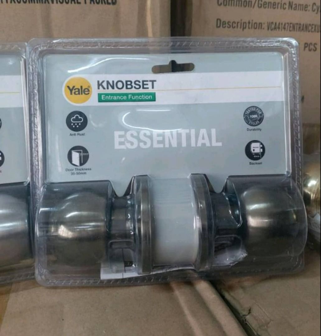 YALE ESSENTIAL SERIES LOCKSETS MEDIUM DUTY CYLINDRICAL LOCKSET ;100,000 ...