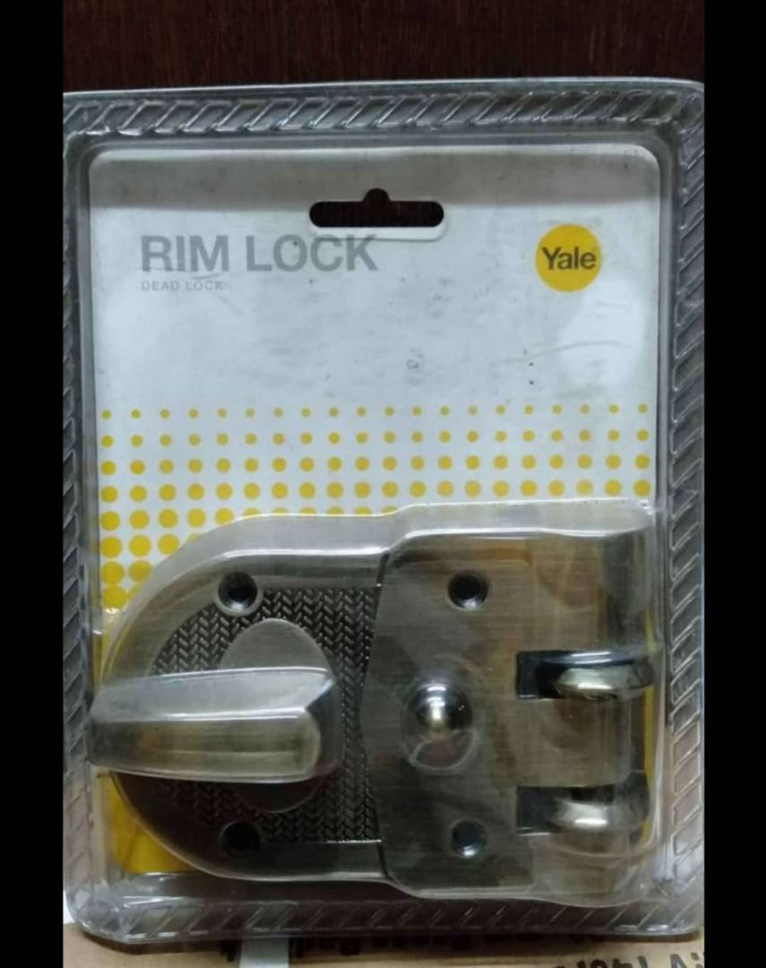 YALE RIMLOCK RIM LOCK DEADLOCK WITH AUTO LOCKING FEATURE WHEN DOOR ...
