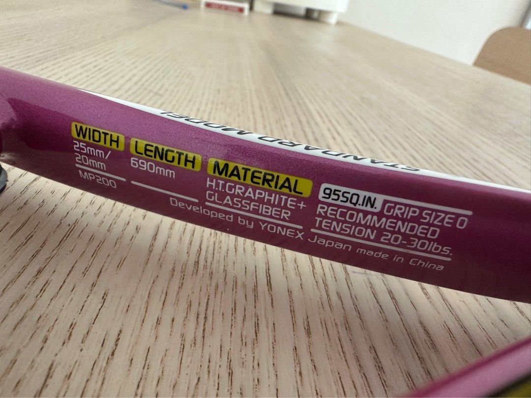 Yonex soft tennis racket MP200, Sports Equipment, Sports & Games, Racket & Ball Sports on Carousell