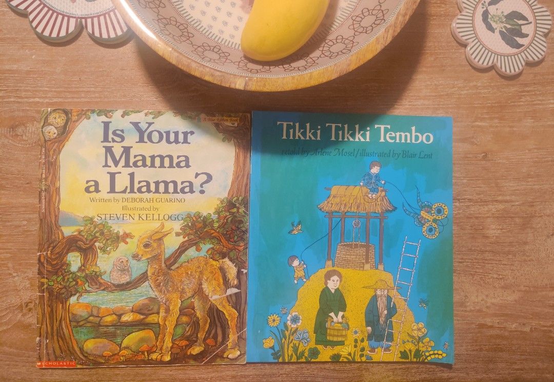 Is your Mama a Llama + Tikki Tikki Tembo children's picture books ...