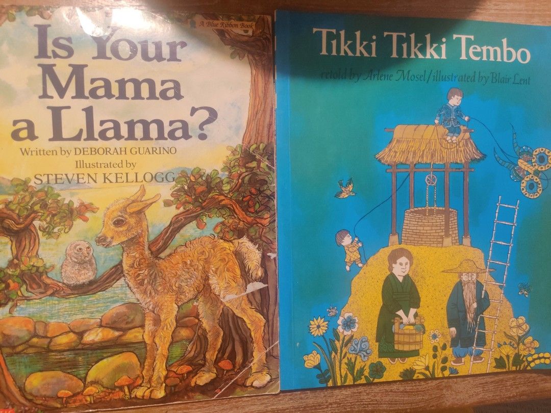 Is your Mama a Llama + Tikki Tikki Tembo children's picture books ...