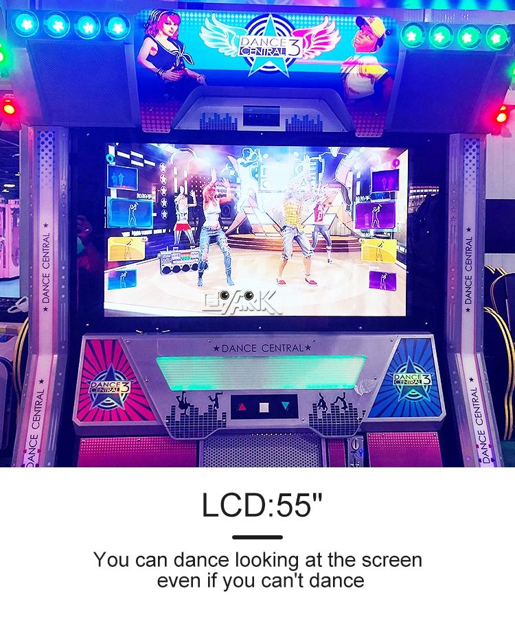55" Dance Central 3 games Dance Revolution Arcade Machine, Hobbies ...
