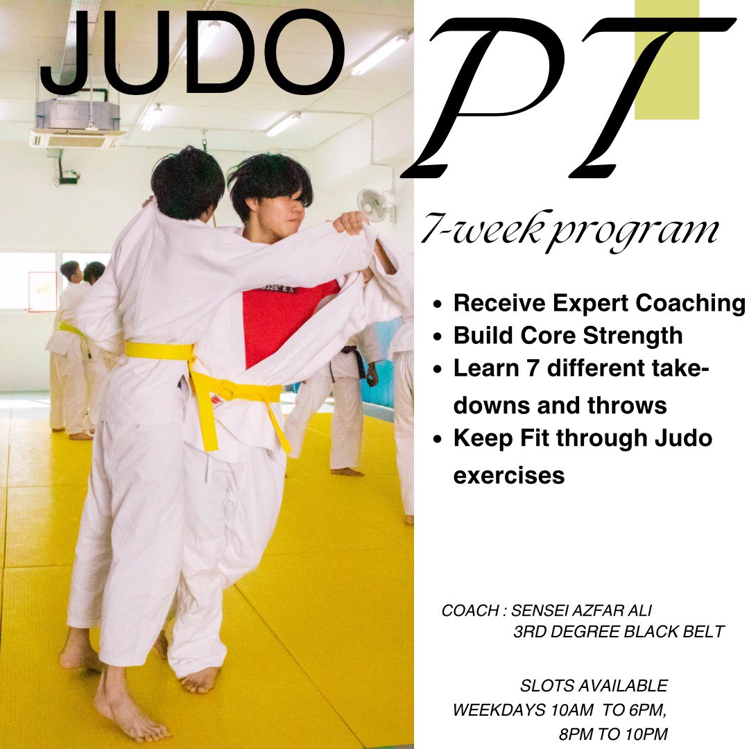 Judo PT (Personal Training) 7 Week Program, Learning & Enrichment ...