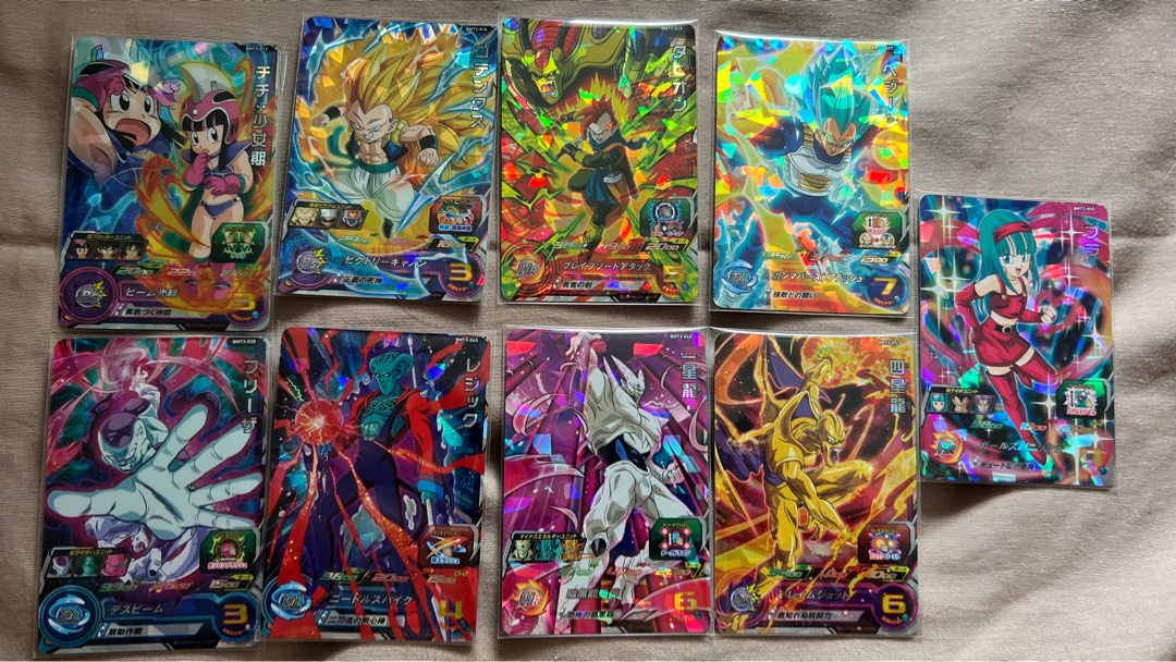 BANDAI 萬代 街機 港版 龍珠英雄卡 BMT3 3星卡, 興趣及遊戲, 玩具 & 遊戲類 - Carousell