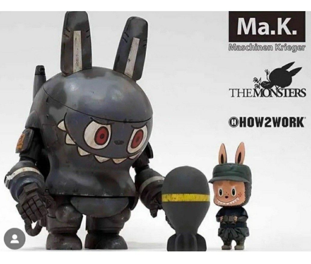 全新 Labubu Pilot Thunderbolt thunder bolt ma.k. sf3d 橫山宏 龍家昇, 興趣及遊戲, 玩具 ...