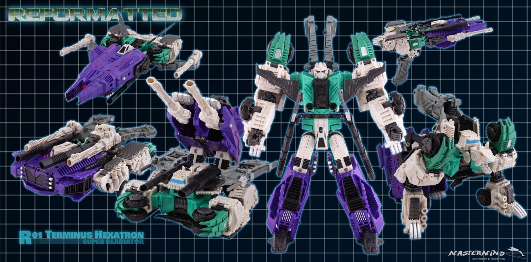 全新 MMC Transformers 變型金剛 Reformatted R01 Terminus Hexatron aka Sixshot ...