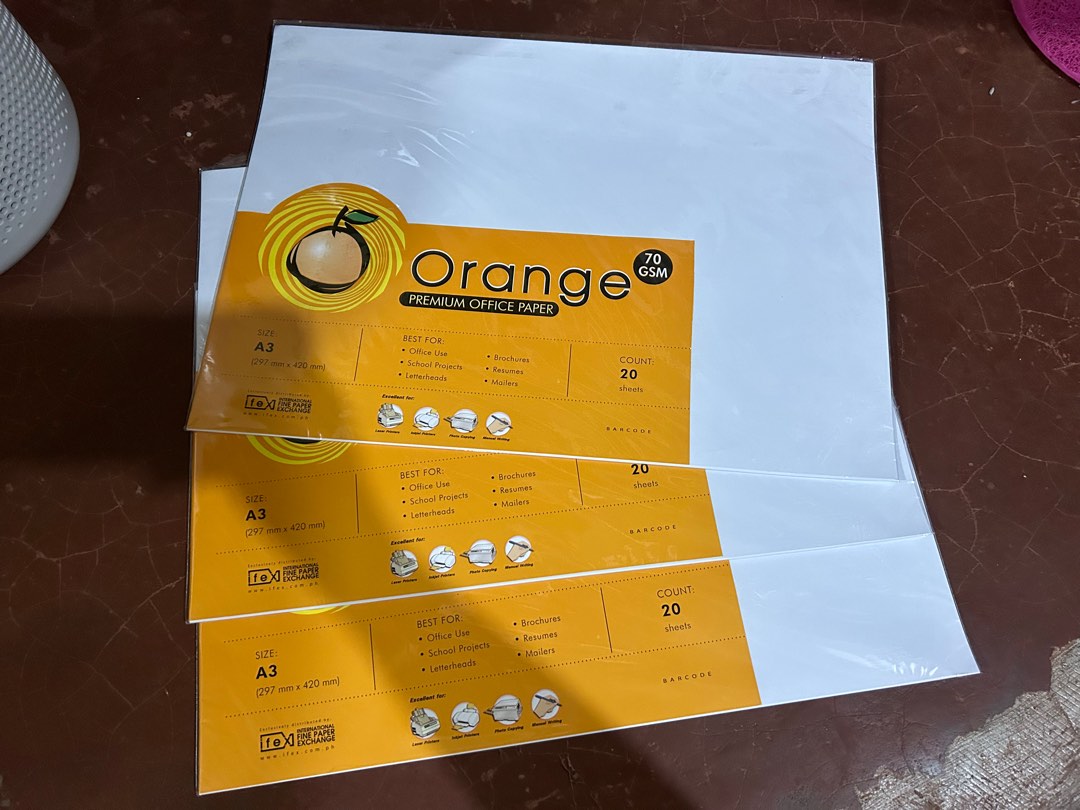 A3 Bond paper 70gsm, Hobbies & Toys, Stationary & Craft, Stationery ...