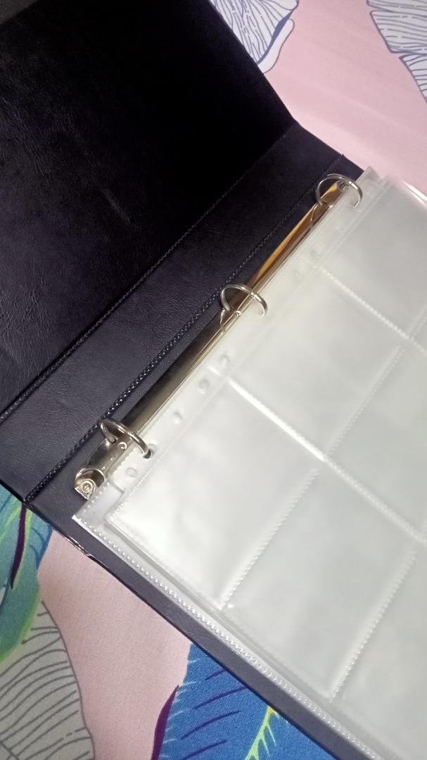 A4 Black Binder w/ PC Binder Sleeves, Hobbies & Toys, Stationary ...