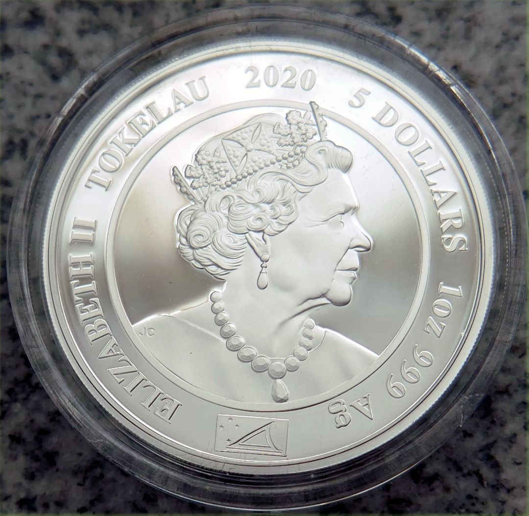 2020 Queen Elizabeth II Royal Portraits 1 oz Silver Proof Coin, 興趣及遊戲 ...