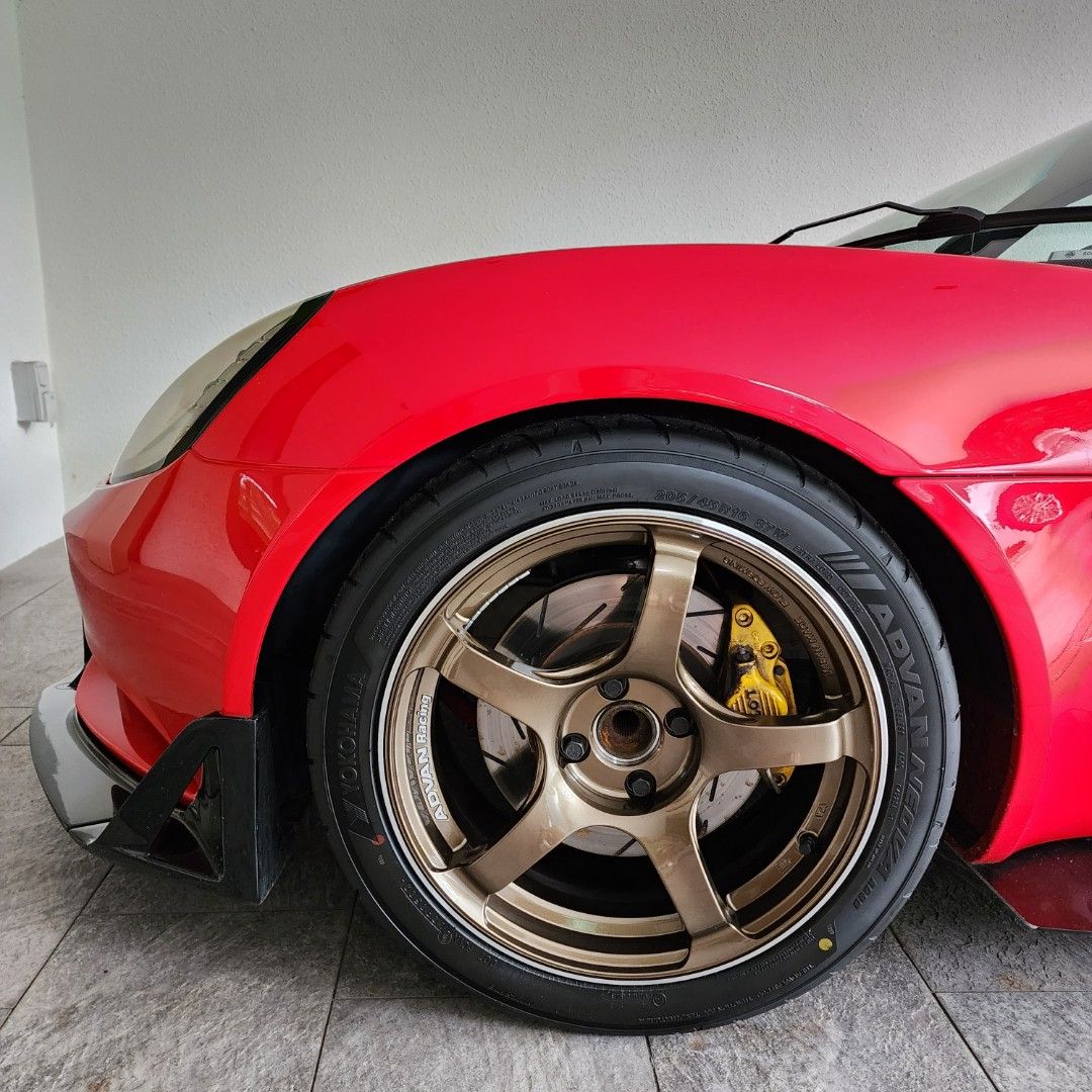 Advan TC-4 Rims / Wheels (ORIGINAL & LIKE NEW), Car Accessories, Tyres & Rims on Carousell