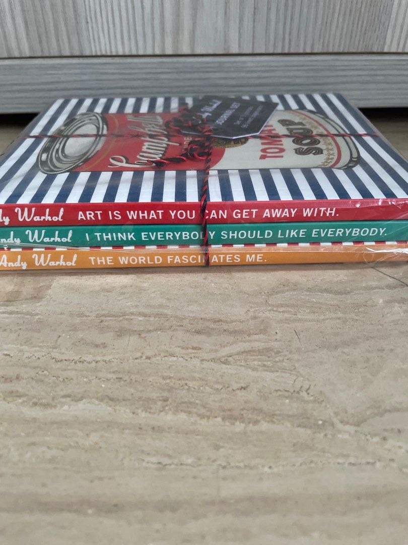 Andy Warhol notebooks, Hobbies & Toys, Stationery & Craft, Other Stationery & Craft on Carousell