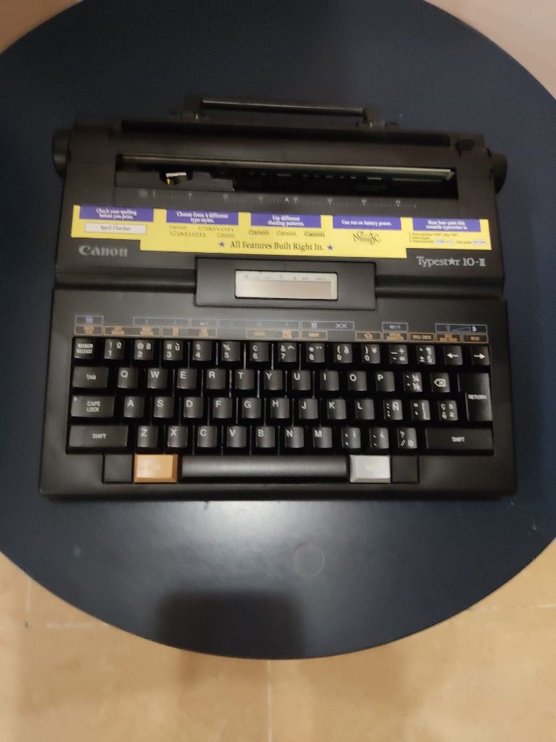 Antique Canon Typewriter, Hobbies & Toys, Memorabilia & Collectibles ...