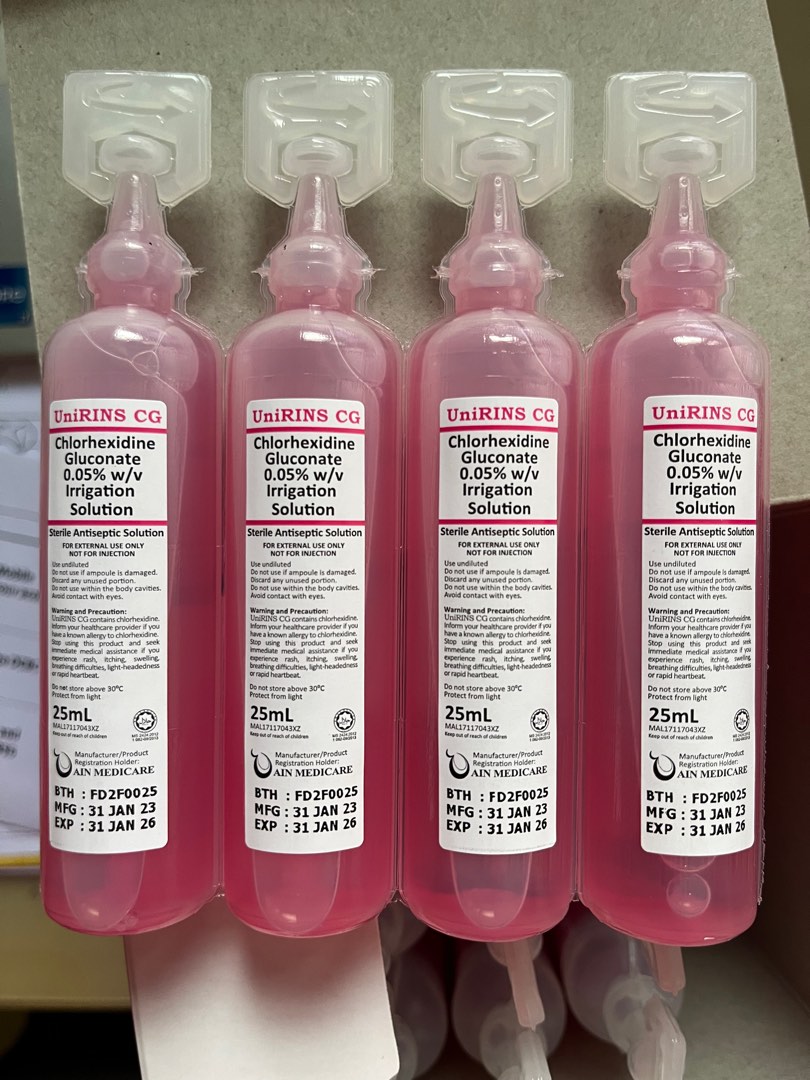 Antiseptic solution- Unirins CG, Health & Nutrition, Medical Supplies ...