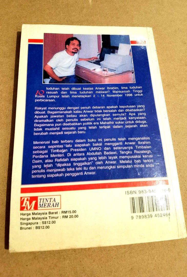 Anwar Dizalimi Siapa TPM Baru Pak Lah Daim Ku Li Buku Mohd Sayuti Omar ...