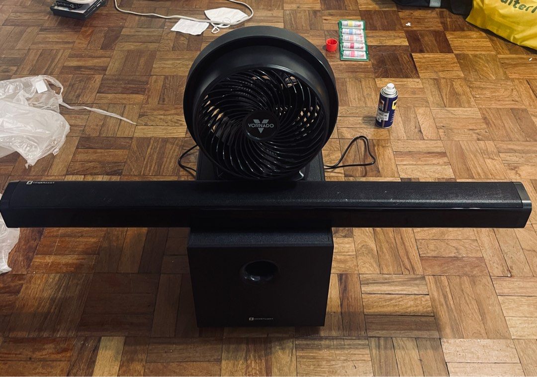 AS PACK! Sembrandt Soundbar with Amplifier and Vornado Desk Fan, Audio ...