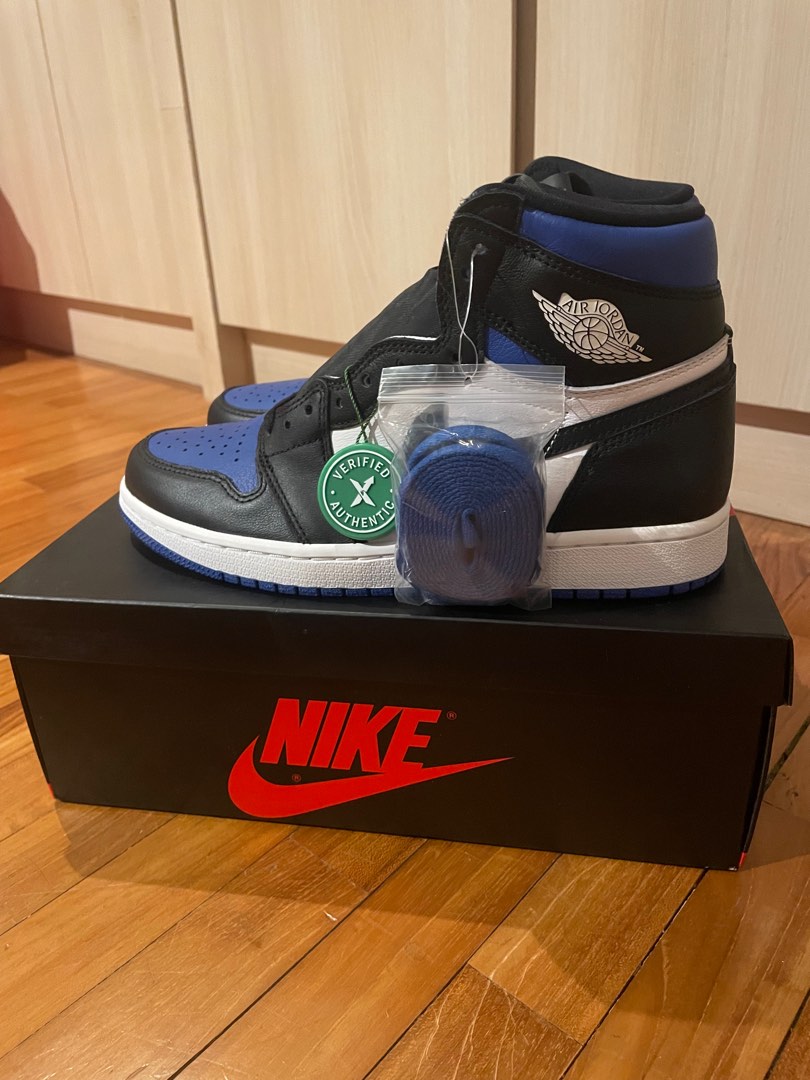 *AUTHENTIC BNIB* Air Jordan 1 Royal Toe High, Men's Fashion, Footwear, Sneakers on Carousell