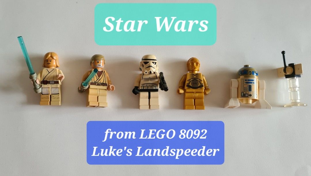 Authentic LEGO 8092 Luke's Landspeeder - Minifigures, Hobbies & Toys ...