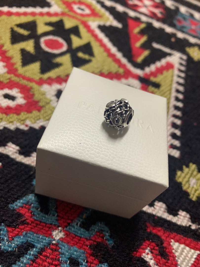 Authentic pandora charm - Openwork chain link padlock charm, Women's ...