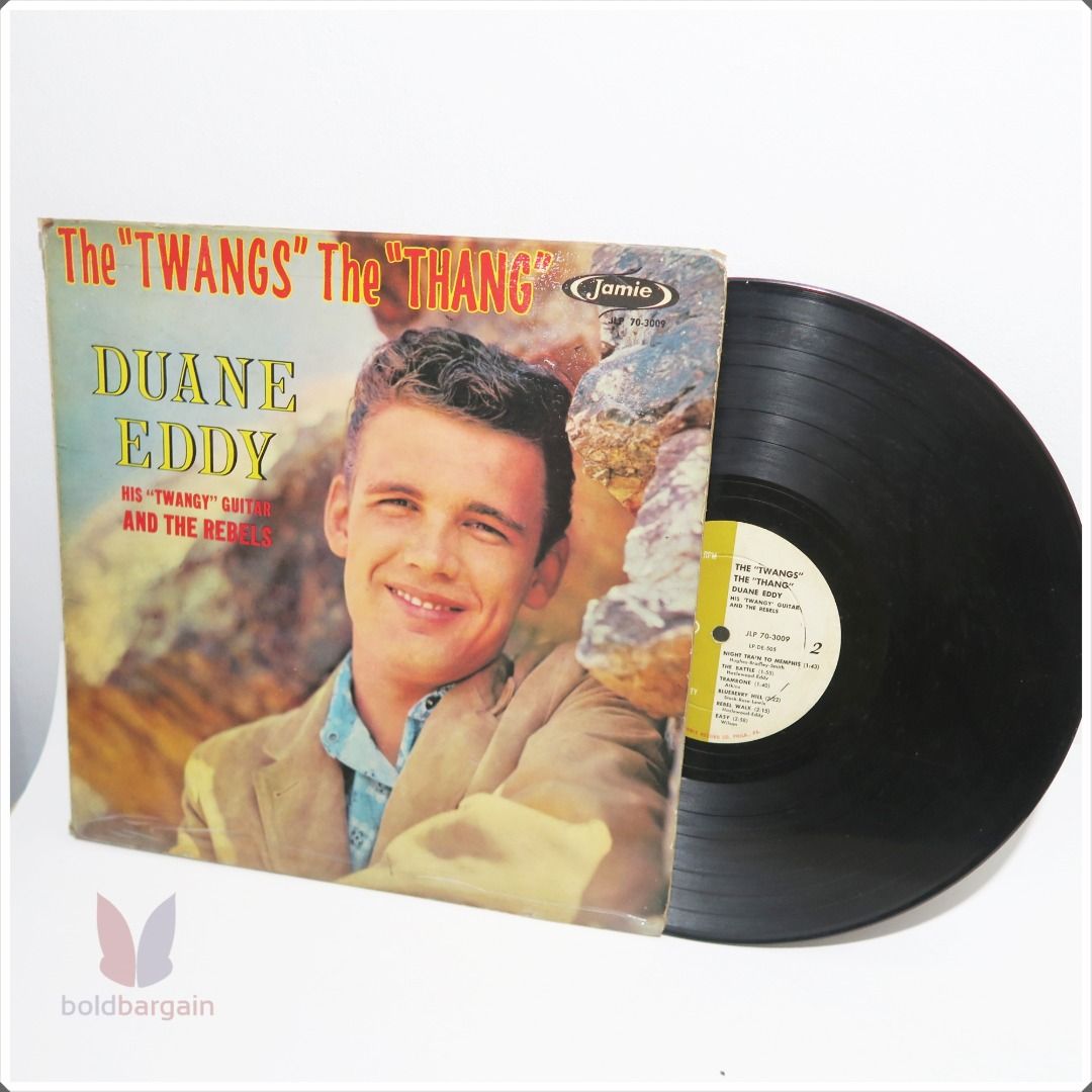 Authentic Rare Vintage Vinyl LP Record Duane Eddy His Twangy Guitar and The Rebels, Hobbies ...